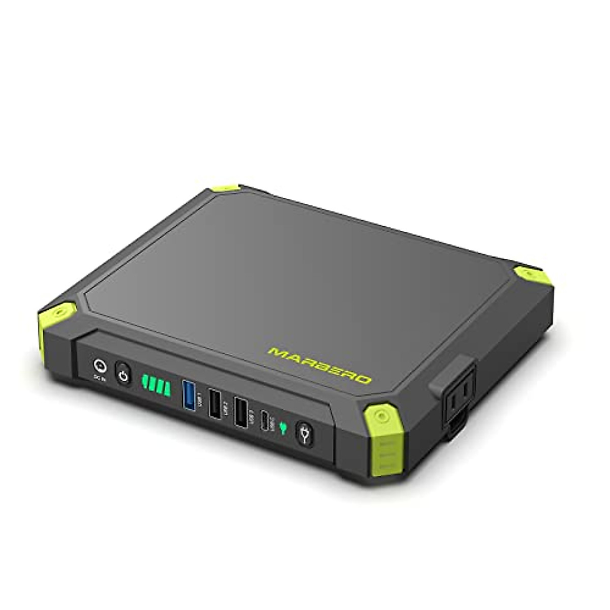 MARBERO Portable Power Bank with AC Outlet 24000mAh Peak 120W Small Laptop Charger Power Source Camping Battery Pack with Carrying Bag Emergency Backup for iPhone Samsung Home Office Business School