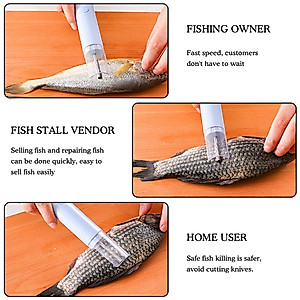 GHRYTY Electric Fish Descaler,Portable Electric Fish Scaler Remover,Powerful Electric Fish Scaler,Fish Scaler Descaler Tool,Waterproof Fishing Scale Fish Skin Cleaner Brush