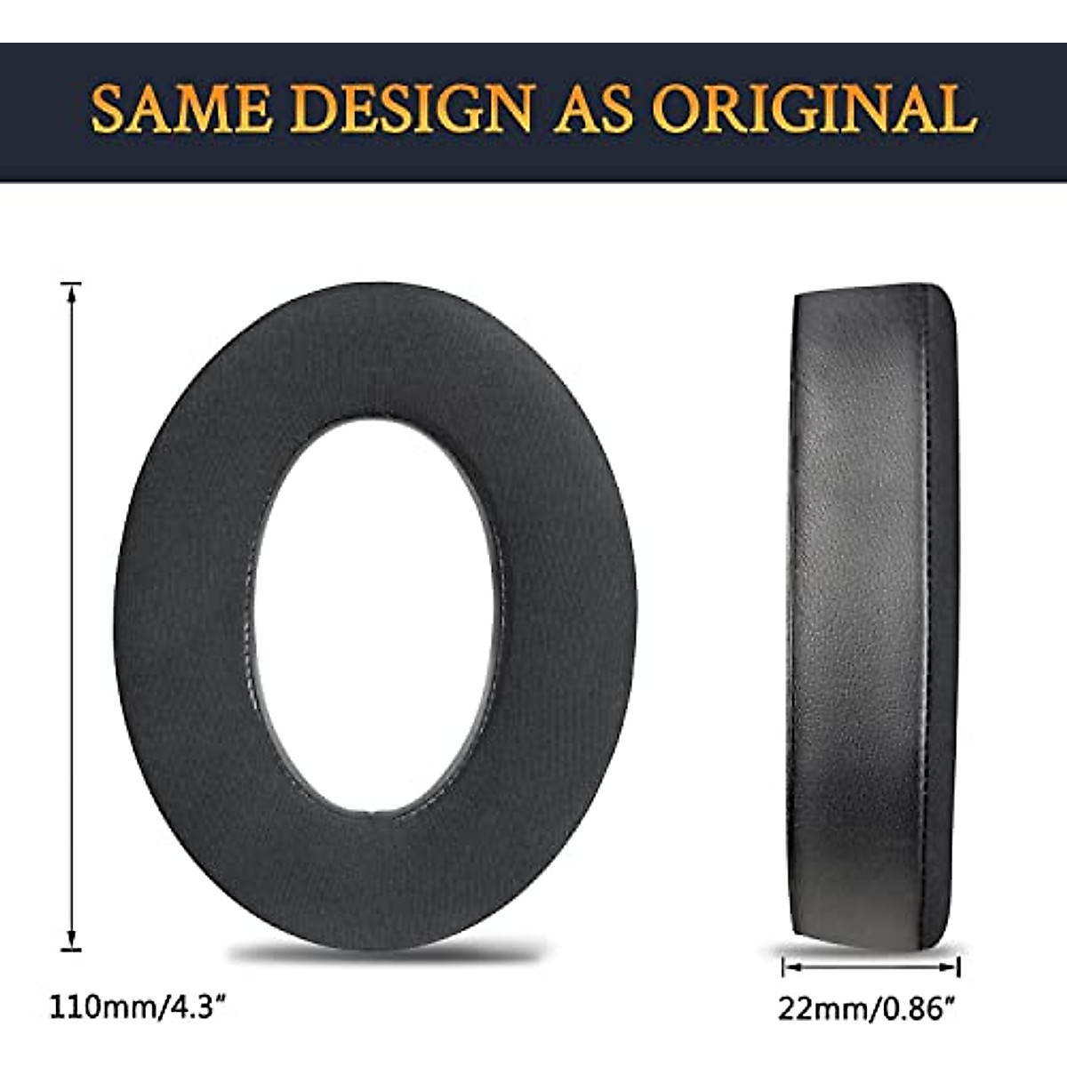 SOULWIT Cooling Gel Ear Pads for Sennheiser HD599/HD598/SE/CS/SR/HD595/HD569/HD558/HD518/HD515/Game Zero/G4ME Zero, Earpads Cushions for PC37X/PC38X/PC350/PXC350/PXE350/PC360/HD380/HD380-Pro/HME95