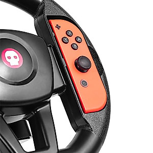 Numskull Switch Joy-Con Steering Wheel Table Attachment, Compatible with Nintendo Switch Racing Wheel Accessory,Black
