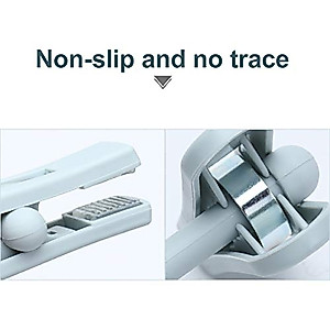 YARNOW Pants Hangers, 10PCS Adjustable Clothes Hangers, Adjustable Clips Pants Hanger, Slack, Trouser, Jeans, Towels for Newborn, Adults Clothes, Blue