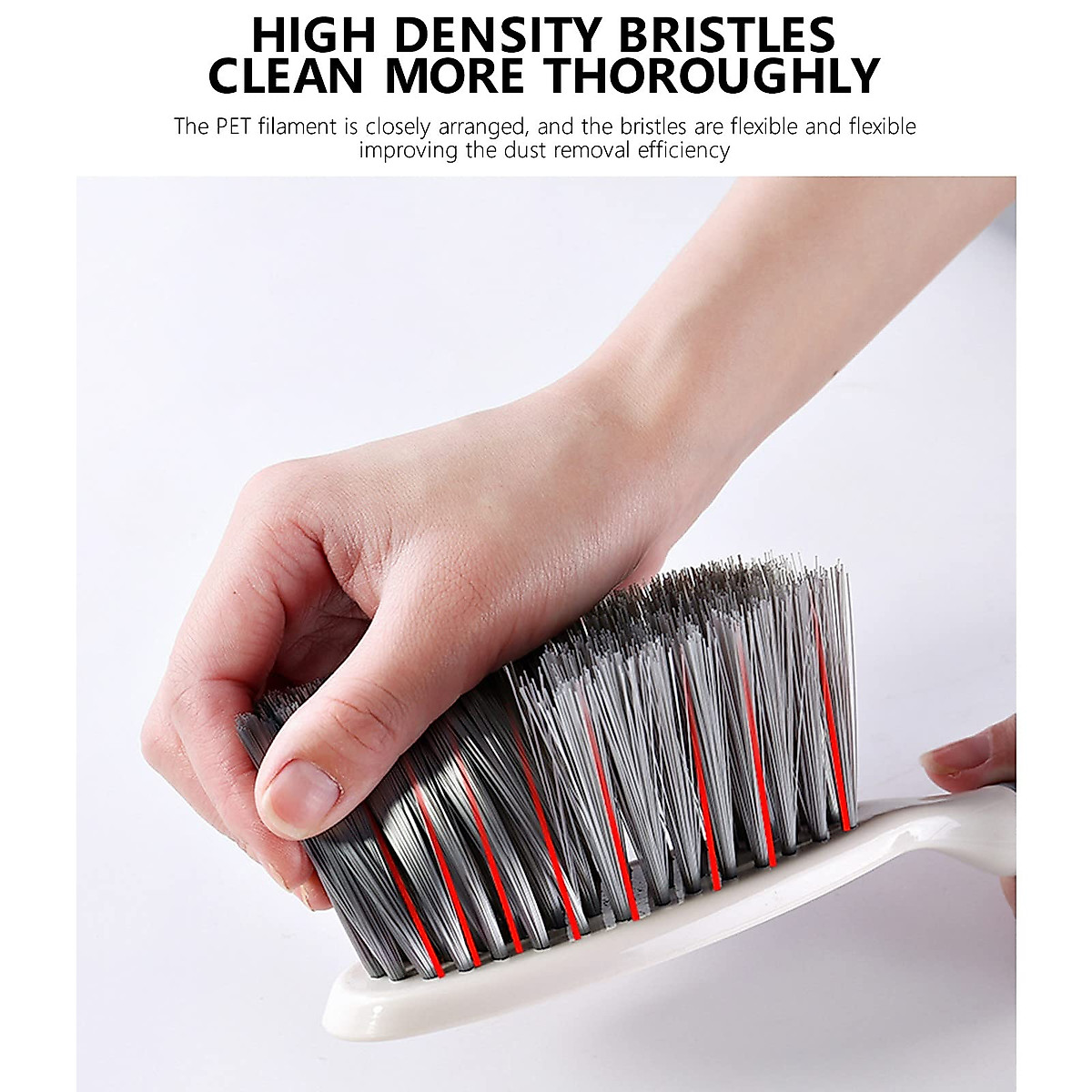 Broom With Dustpan Combo Set Dustpan And Brush Set Handheld Dustpan And Brush Comfortable Grip,Brush And Dustpan For Sofa, Tabletop, Bedroom, 1 Piece Beige Broom Set Dust Pan And Broom Set Small Broom