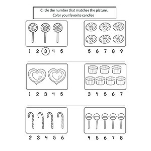 Preschool Math Workbook: Number Tracing, Addition and Subtraction math workbook for toddlers ages 2-4 and pre k