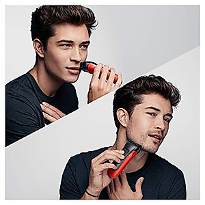 Braun Series 3 ProSkin 3030s Electric Shaver for Men/Rechargeable Electric Razor - Red