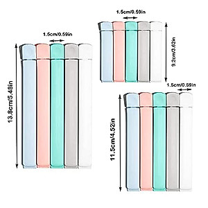 dogmoon Sealing Clips, Food Bag Clips, 15 Pcs Food Storage Sealing Clips Freezer Bag Clips for Kitchen Food Snacks Storage Reusable Bag Clips(3 Sizes)