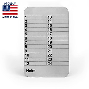 Vilo Cryptocurrency Steel Wallet, 24 seed phrase storage, Stainless Steel Crypto Cold Storage Seed Backup, Compatible with All BIP39 Wallets, Ledger Nano, Trezor, KeepKey, Coldcard,