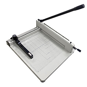 HFS(R) 17" Heavy Duty Guillotine Paper Cutter - Stack Paper Trimmer-Cuts Up to 400 Sheets