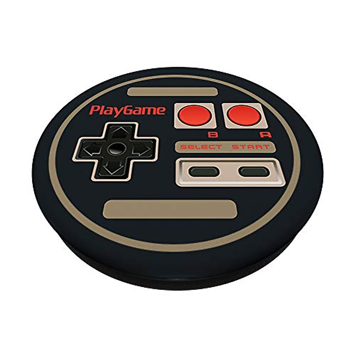 Retro Game Controller Classic Gamer Video Game Button Gaming PopSockets PopGrip: Swappable Grip for Phones & Tablets
