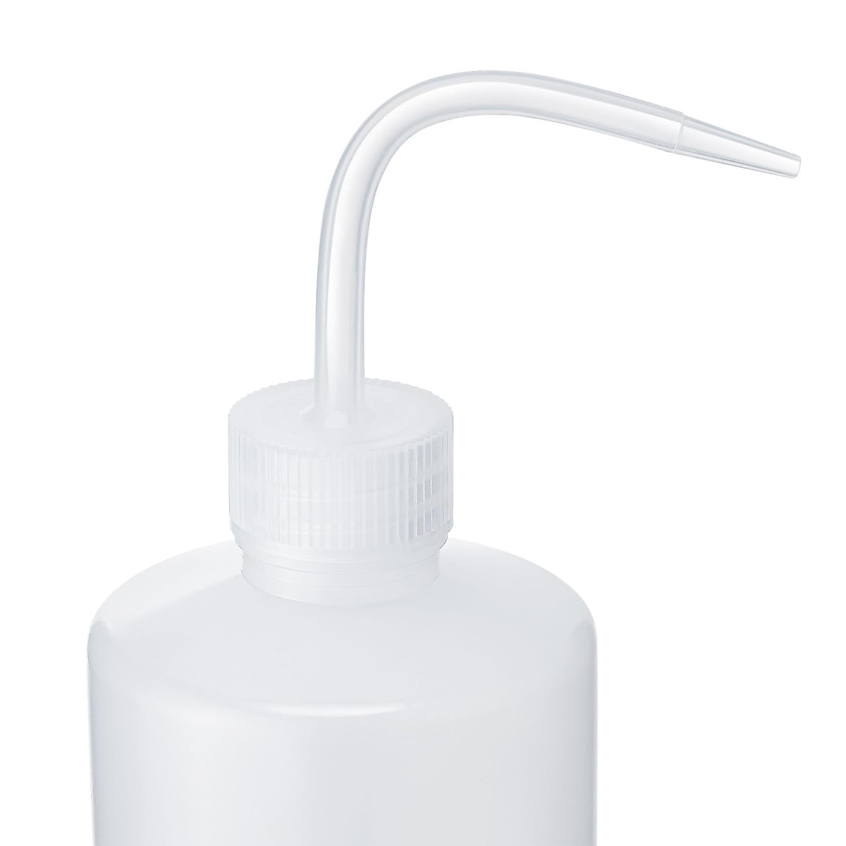 Bright Creations Clear Plastic Squeeze Bottles with Angle Bent Tip - 16 oz Squirt Bottles for Liquids, 3 Pack