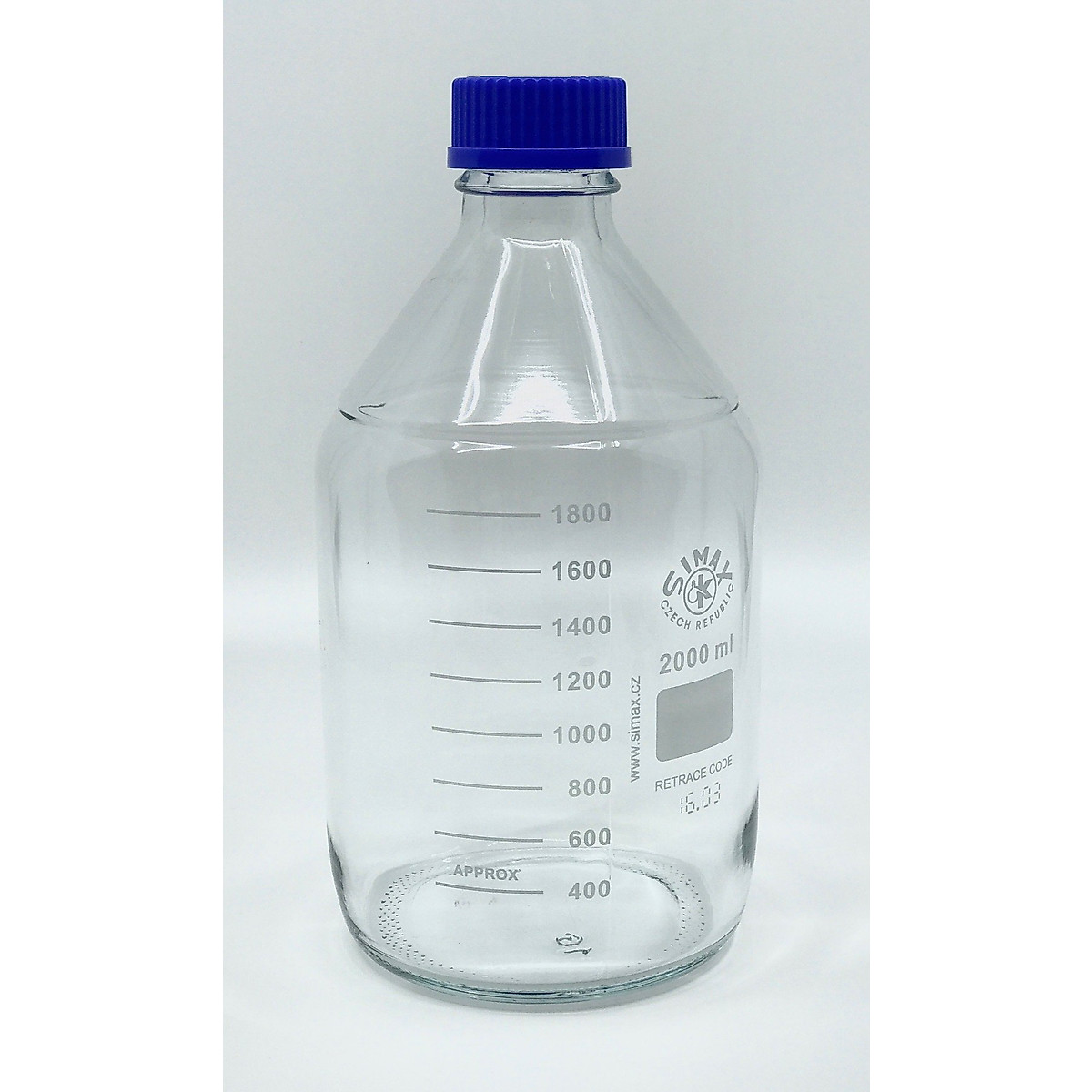 CHEM SCIENCE INC 274.202.05 Glass Media/Storage Bottles, Clear, 2000 mL