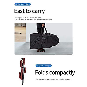 PayLessHere Massage Chair Portable Tattoo Chair Folding Height Adjustable 2 Inch Thick Sponge Light Weight Therapy Chairs Carring Bag Face Cradle Travel Spa Chairs,Burgundy