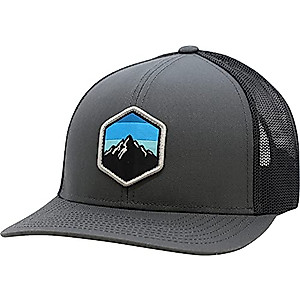 LINDO Trucker Hat - Mountain Sky (Graphite/Black)