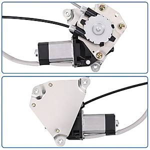 Obaee 748-568 Rear Right Passenger Side Power Window Lift Regulator and Motor Assembly Compatible with Jeep Liberty KJ KK 2002-2006, Replace OE 68059646AB