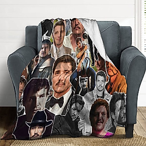 Ultra-Soft Fleece Throw Blanket 3D Fashion Print Pascal Bed Blanket for Couch Sofa Warm Bed Throw Blanket 50"x40"