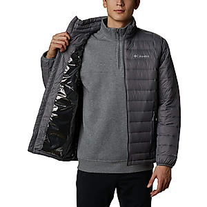 Columbia Men's Voodoo Falls 590 TurboDown Water Resistant Winter Jacket City Grey