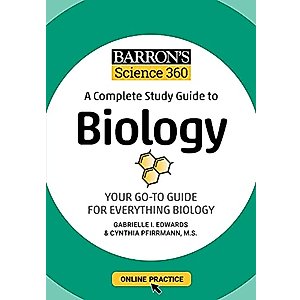 Barron's Science 360: A Complete Study Guide to Biology with Online Practice (Barron's Test Prep)