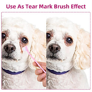 Cat Dog Toothbrush Puppy Tooth Brushing Kit Cat Dental Healthy Pink Teeth Brush for Dogs Dental Hygiene Toothbrush for Pet Kitten Bunny 1 Piece