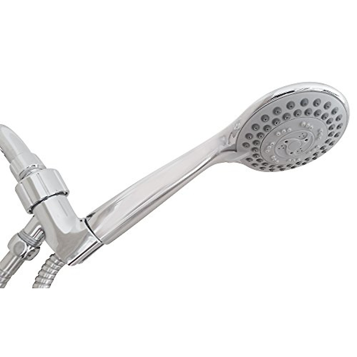 Shower Head - Handheld Rainfall High Pressure and Flow with Removable Water Restrictor – Powerful/Detachable Hand Held Chrome ShowerHead for Best Rain Massage and Relaxation