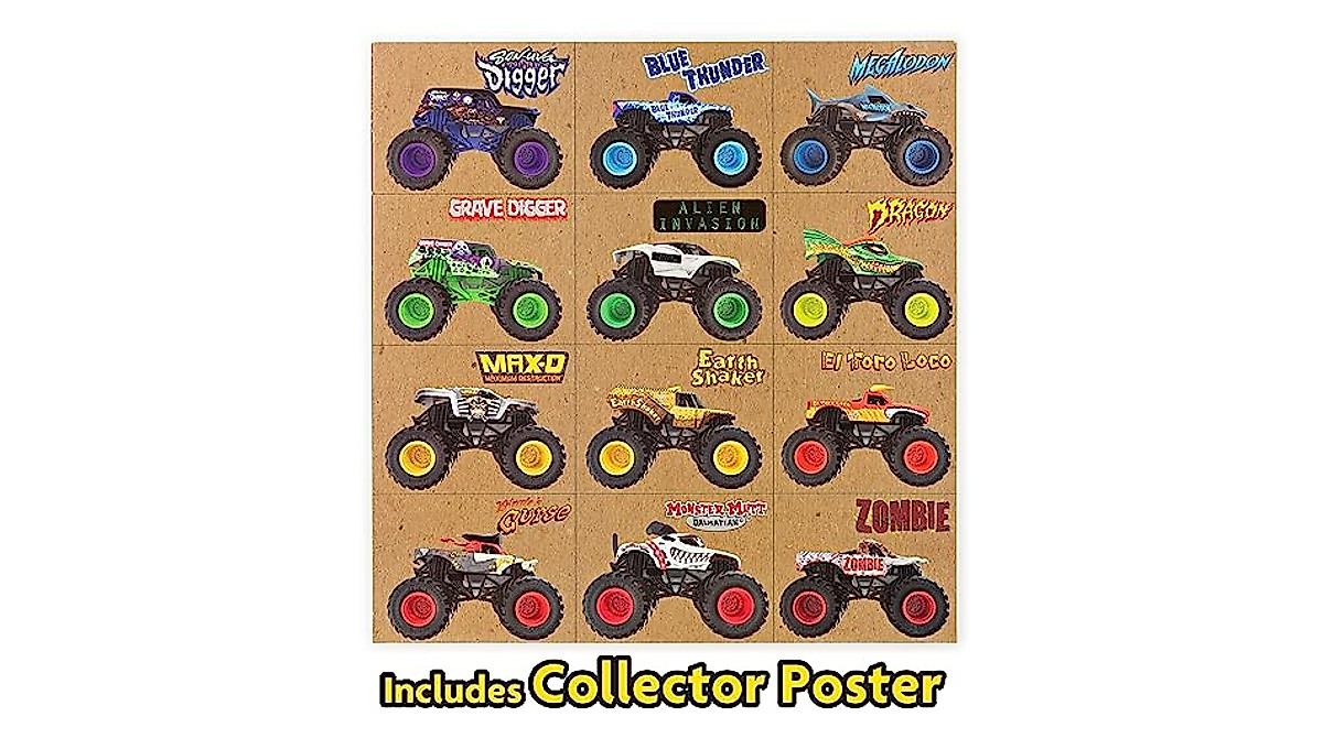 Monster Jam 12-Pack Die-Cast Trucks - Epic Fun!