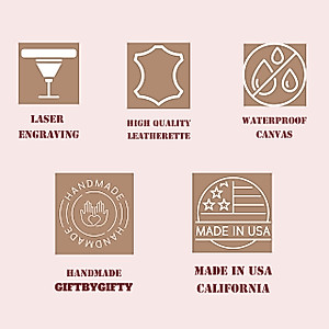 Toiletry Bag for Men Personalized, Laser Engraved Initial & Name on Leather, Custom 4 Canvas Colors - Gift for Husband, Dad, Boy Friend, Handcrafted Travel Bag, Waterproof Shaving Dopp Kit