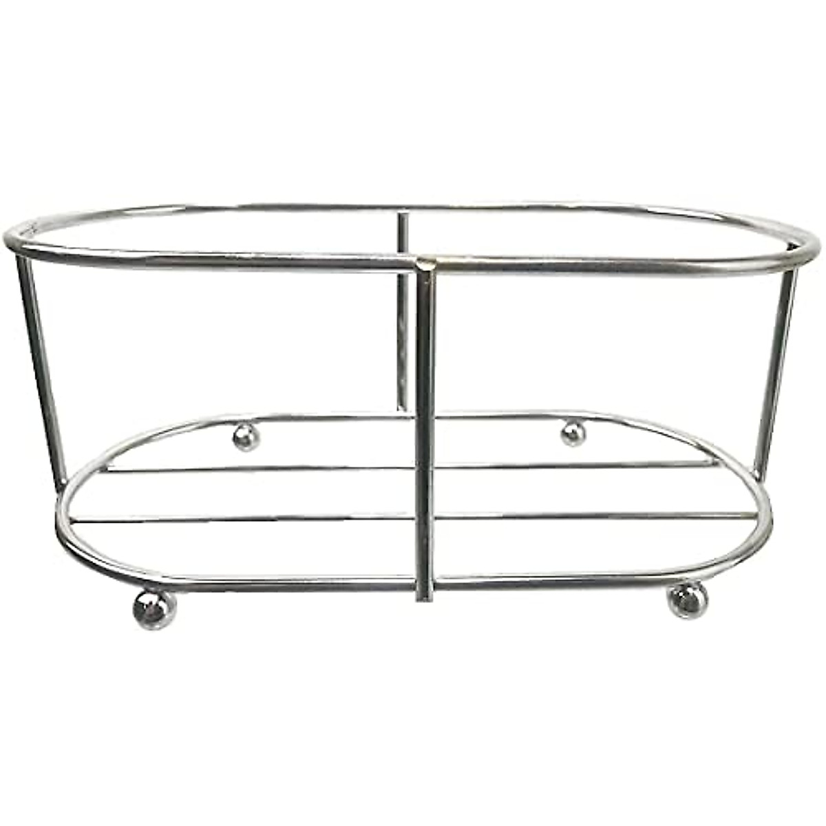 Jolitee Stainless Steel Caddy Bundle: One Silver, One Farmhouse Black