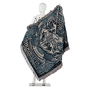 Northwest Harry Potter Throw Blanket, 48 x 60 Inches, Tri Wizard