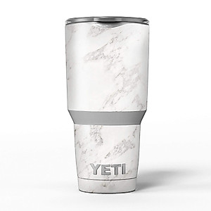 Design Skinz Slate Marble Surface V4 - Skin Decal Vinyl Wrap Kit Compatible with The Yeti Rambler Cooler Tumbler Cups