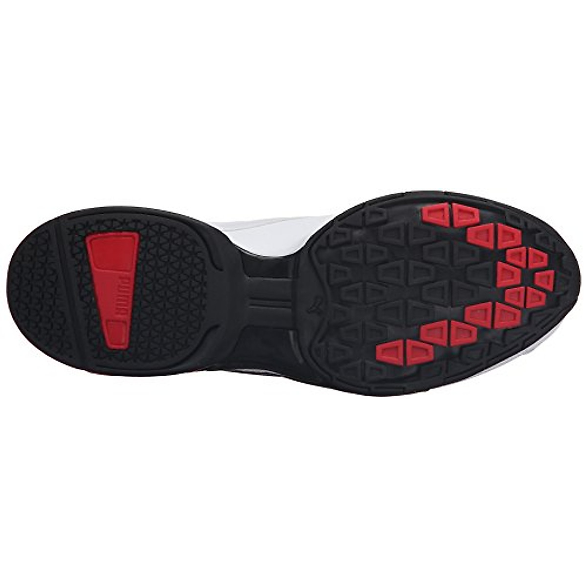 PUMA Men's TAZON 6 FM Cross Training Sneaker, Puma White-Puma Black-Puma Silver, 12