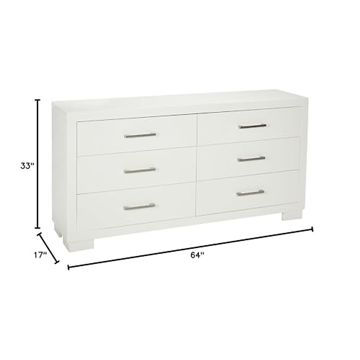 Coaster Furniture Jessica Dresser White 202993