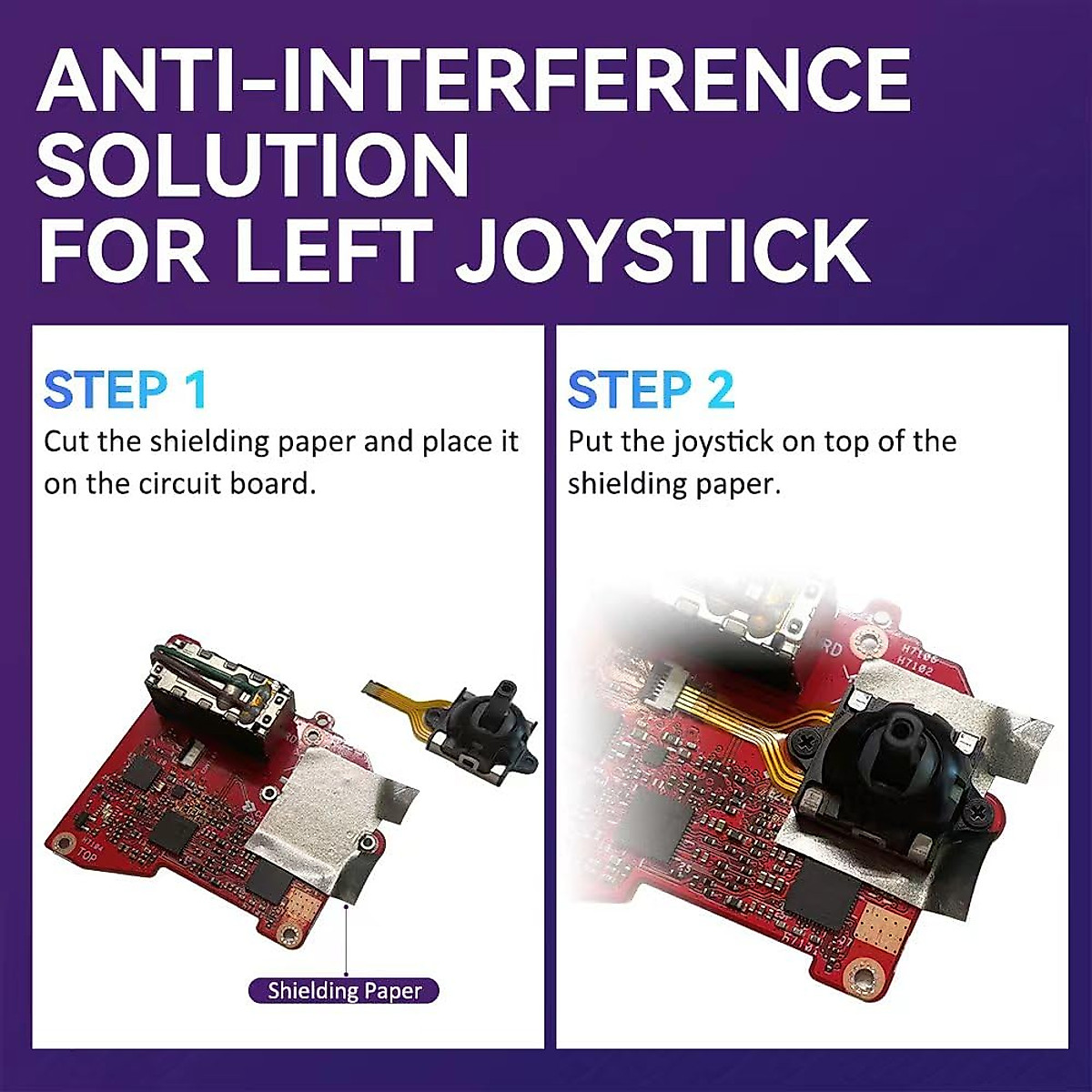 claws & tails Hall Joystick Replacement for ROG Ally, Hall Effect Joystick, No Drift, No Dead Zone Hall Joystick for ROG Ally Joycon, with Repair Kit (A Pair)