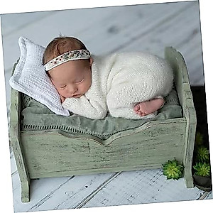 TOYANDONA 1pc Cot Photo Props Wood Photography Crib Wooden Bed for Baby Photo New Photography Crib Wooden Crib Baby Boy Crib Newborn Crib Baby Photography Crib New Born Photo Crib Prop Bed
