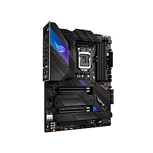 ROG Strix Z590-E Gaming WiFi 6E LGA 1200(Intel 11th/10th Gen) ATX Motherboard (PCIe 4.0, 14+2 Power Stages, DDR4 5333+, Dual Intel 2.5 Gb LAN,Thunderbolt 4, 4xM.2/NVMe SSD and Aura RGB) (Renewed)