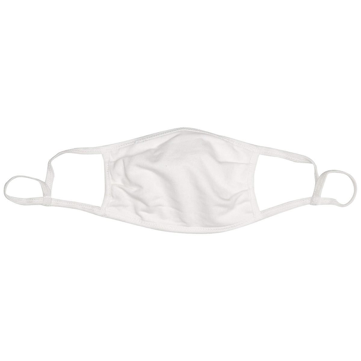 Hanes X-Temp Adjustable Comfort Mask, White, 5 Count (Pack of 1)