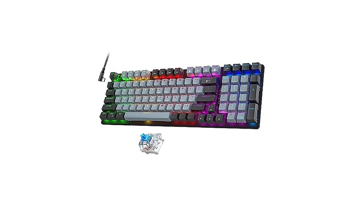 Taiahiro RGB Mechanical Gaming Keyboard - 98 Keys