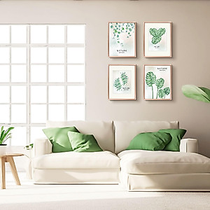 Space Art Deco, 11x14 Metal Aluminum Picture Frame Set of 3, Display Pictures 8x10 with Mat or 11 x 14 Without Mat, Wall Mounting Gallery Photo Frames, Rose Gold