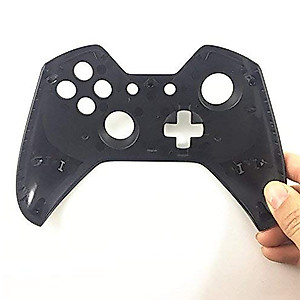 Replacement Front Housing Shell Case Cover for Xbox One Wireless Controller (Gray)