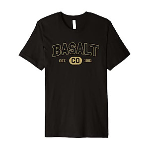 Basalt Colorado Graphic Design Colorado Premium T-Shirt