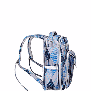 JuJuBe Be Right Back Unisex Travel Backpack, Diaper Bag with Memory Foam Changing Pad, Be Fashionably Organized Anywhere