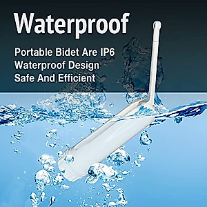 FOREARTH Portable Bidet Electric Bidets Travel for Women Men Handheld High Pressure Sprayer or Mobility Impaired Personal Hygiene Cleaning