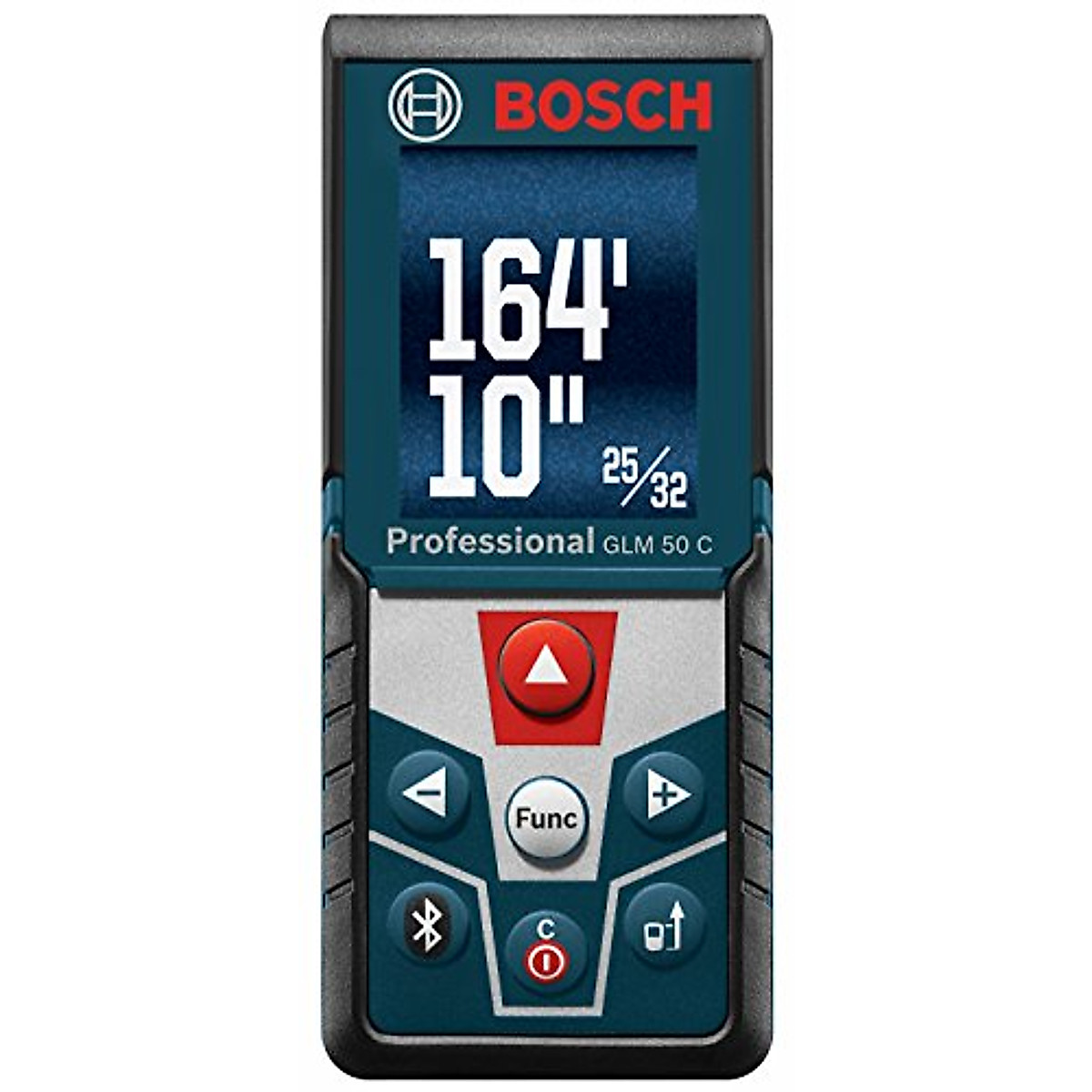 BOSCH Blaze GLM50C Bluetooth Enabled 165ft Laser Distance Measure with Color Backlit Display