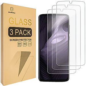 Mr.Shield [3-PACK] Designed For Motorola Moto Z4 [Tempered Glass] Screen Protector with Lifetime Replacement