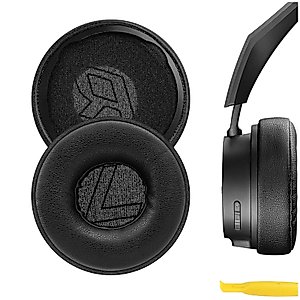 Geekria QuickFit Replacement Ear Pads for Plantronics BackBeat FIT 500, BackBeat FIT 505 Headphones Ear Cushions, Headset Earpads, Ear Cups Cover Repair Parts (Black)