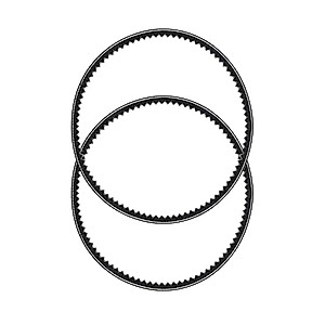 Replacement 3/8"x35 Auger Drive Belt MTD for Troy Bilt Cub Cadet 754-0430 954-0430 954-0430A 754-0430A 954-0430b 2-Stage Snow Blowers (2/Pack)