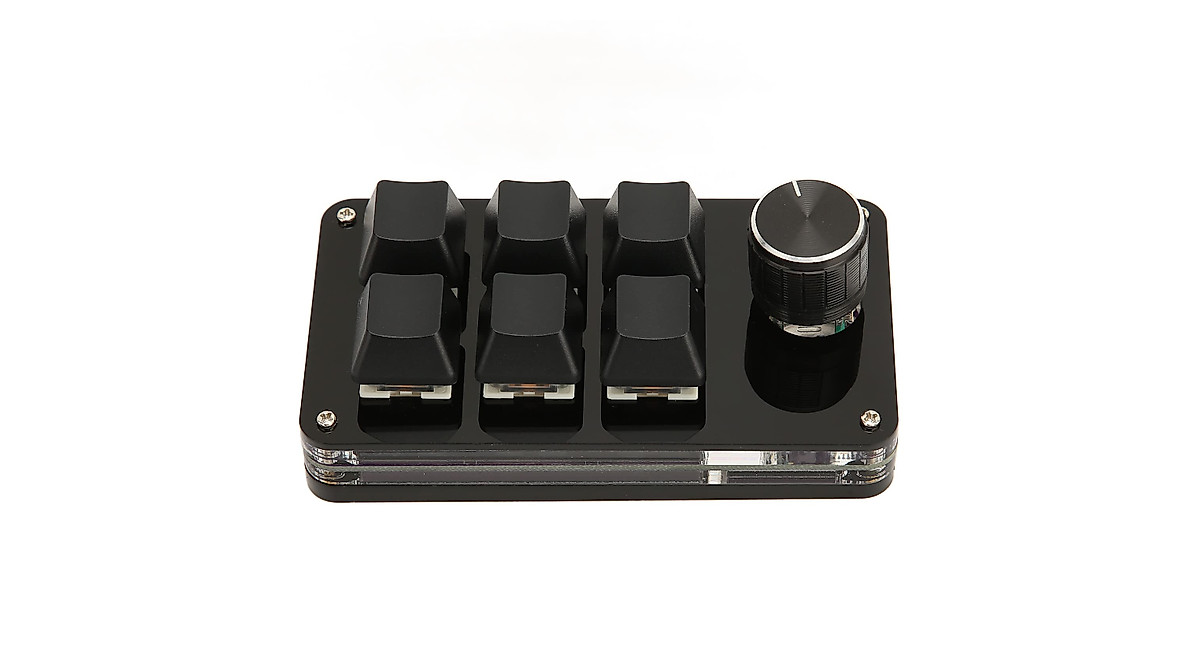 GOWENIC 6-Key Macro Pad for Gaming & Office - Programmable Mini Keyboard