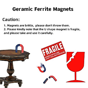 Labs Junior Science Magnet Set for Education Science Experiment Tools Icluding Bar/Ring/Horseshoe/Compass Magnets