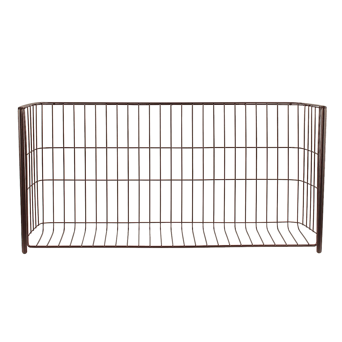 Spectrum Diversified Ashley Large Storage Shelf, Kitchen Cabinet & Pantry Organization & Storage, Bathroom Cabinet Basket, Bronze