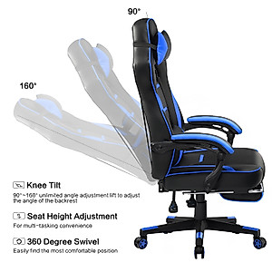 LUCKRACER F59 Gaming Chair (Blue)