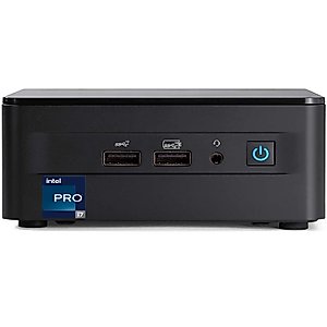 Intel NUC 12 NUC12WSHi7 Home&Business Desktop Mainsteam Kit, Barebone, Core i7-1260P 12-Core, 3.2 GHz–4.4 GHz Turbo, 35W TDP, Iris Xe Graphics, with US AC Cord. Add't Components Needed.