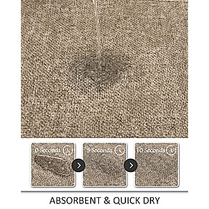 tchdio Kitchen Rug-Rubber Backing Non Skid Kitchen Mats for Floor-Absorbent Quick Dry Washable Kitchen Rugs-Kitchen Runner Rug Kitchen Floor Mats for in Front of Sink Laundry Room Bathroom etc.