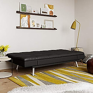 Serta Nelson Convertible Sofa Bed, Black